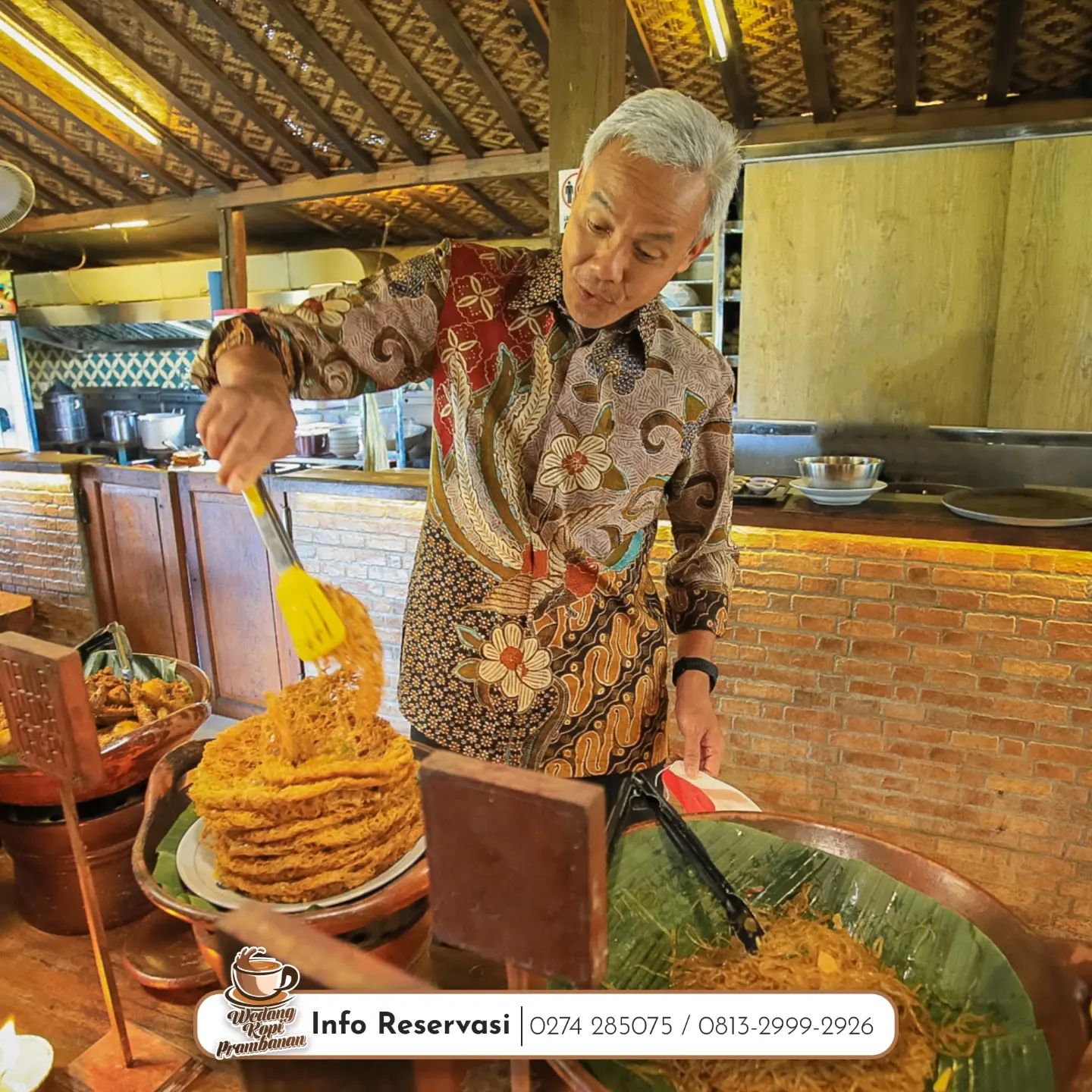 Resto Klasik di Jogja dengan View Persawahan – Wedang Kopi Prambanan